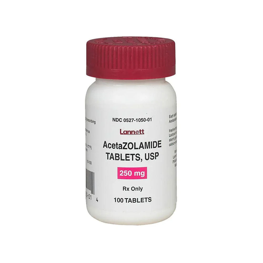 Acetazolamide 250mg - 100/Count Tablets for Glaucoma – Pelion Surgical