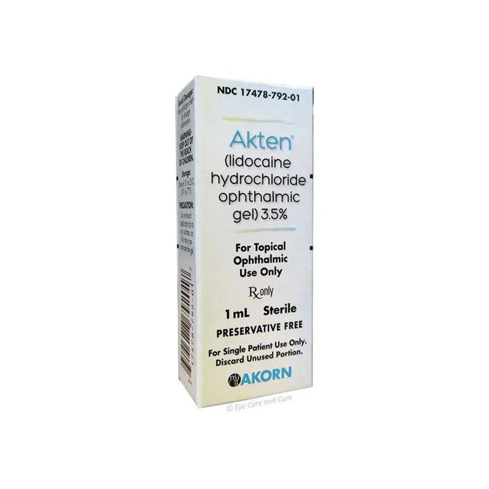 Lidocaine Hydrochloride Ophthalmic Gel 3.5% Ã¢â‚¬â€œ 1mL Anesthetic ...