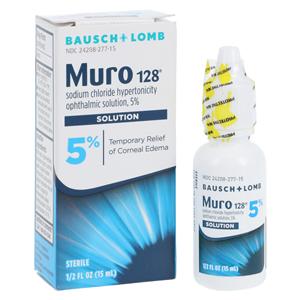 Muro 128 Sodium Chloride 5% Solution,15ml, Valeant – Pelion Surgical