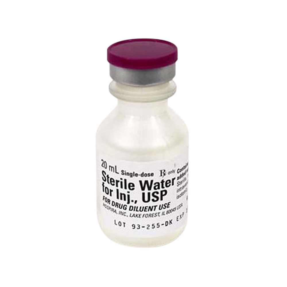 Diluent Sterile Water for Injection, 10mL, SDV, PF, 25/Box – Pelion ...