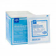 Gauze, 3 x 3, 12-ply, sterile, 2/pack, 40 packs/Box, Medline – Pelion ...